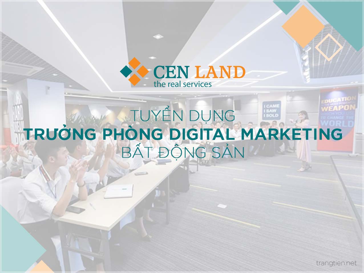 Cenland tuyển dụng trưởng phòng digital marketing - Tràng Tiền Blog